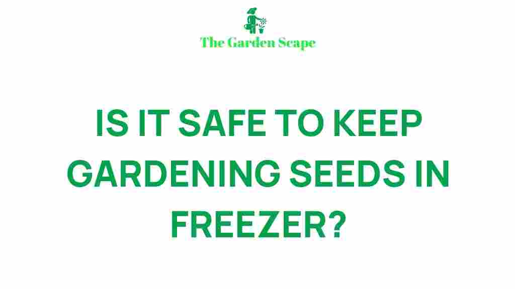 Unveiling the Mystery: The Benefits of Freezing Gardening Seeds